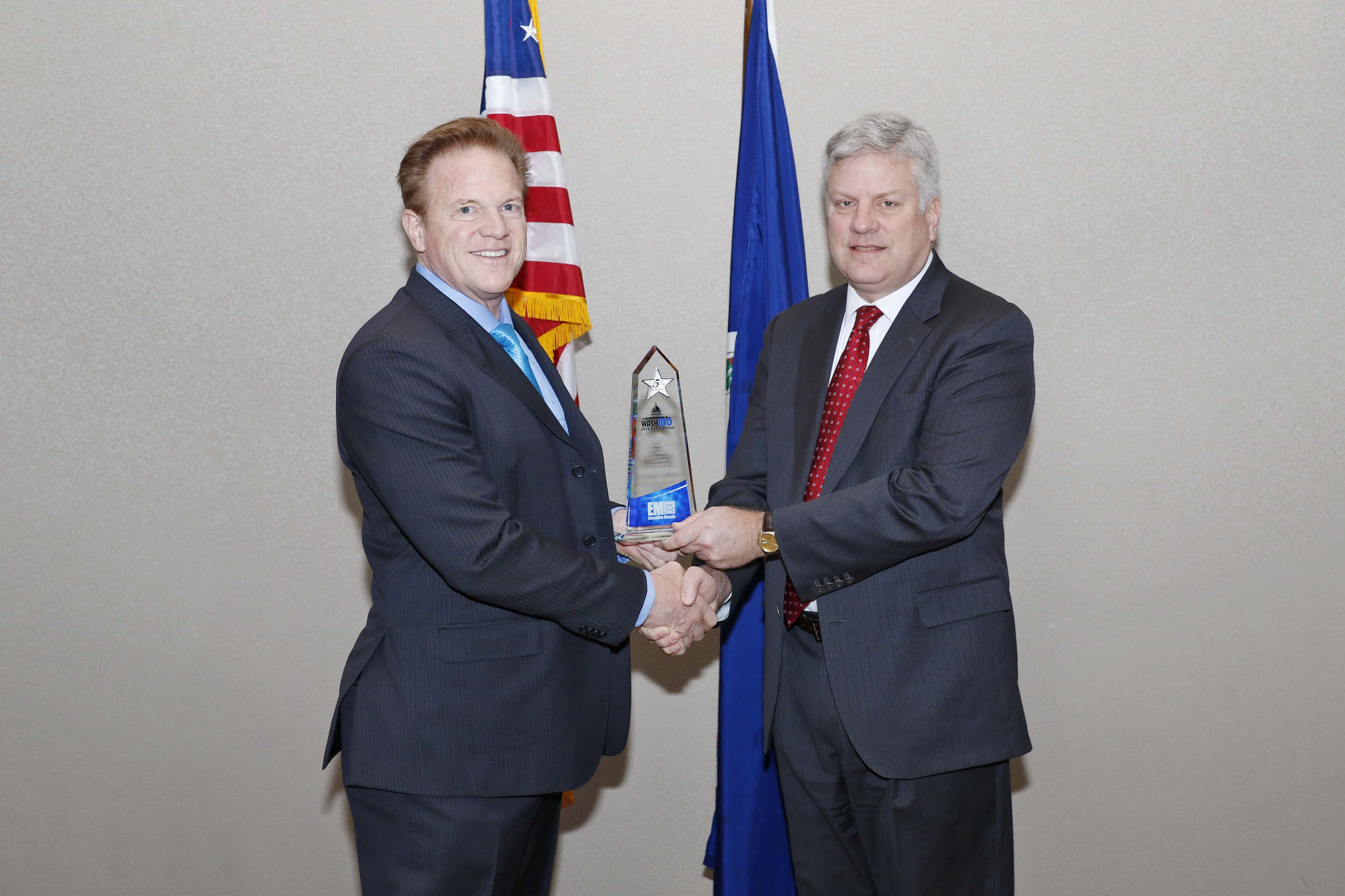 Dr. Steven Walker Receives Wash100 at the Potomac Officers Club's ...