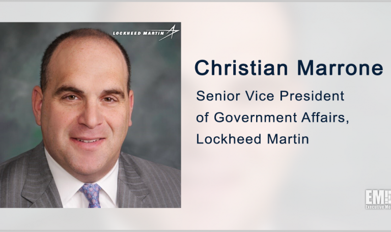 Christian Marrone Elevates to Lockheed SVP Role - GovCon Wire