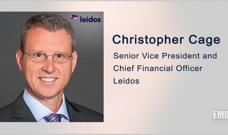 Christopher Cage to Succeed James Reagan as Leidos CFO; Roger Krone ...