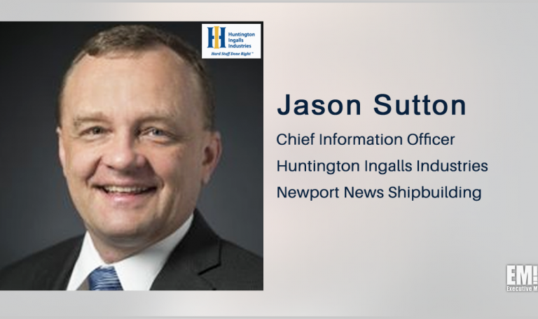 Jason Sutton Promoted to HII Newport News Shipbuilding CIO - GovCon Wire