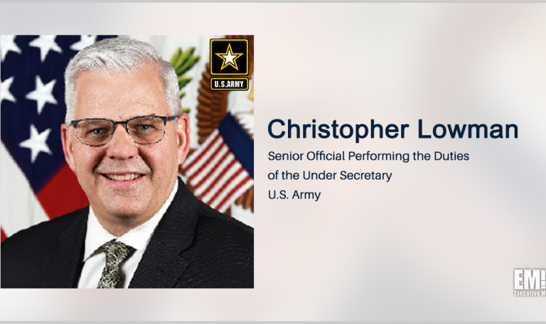 Acting U.S. Army Undersecretary Christopher Lowman Delivers Keynote ...