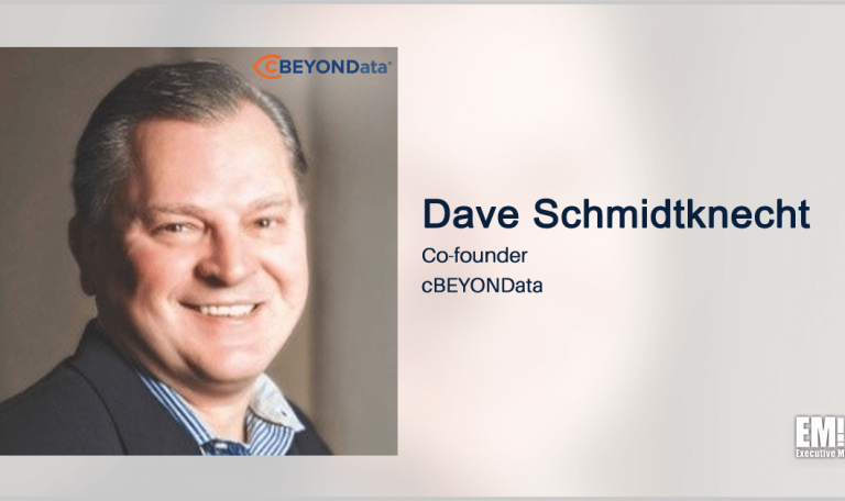 Dave Schmidtknecht: cBEYONData Seeks to Grow Federal CFO Community Presence With Bluestone ...