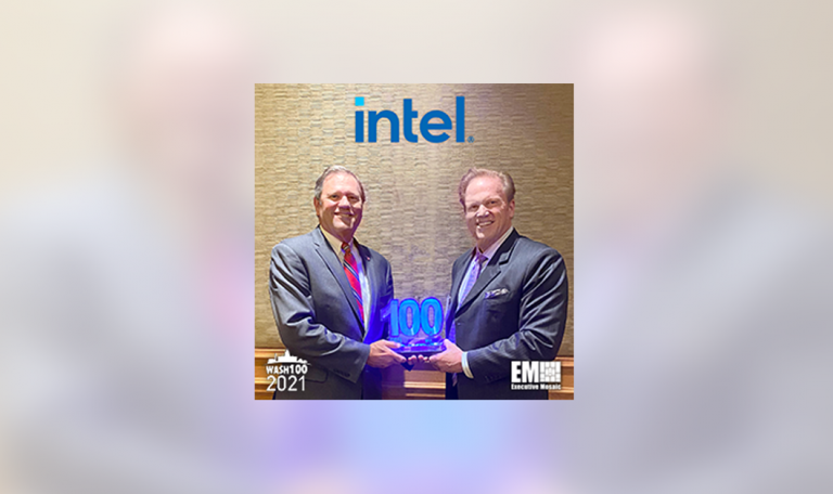 Intel Federal President Jim Brinker Presented Second Consecutive ...