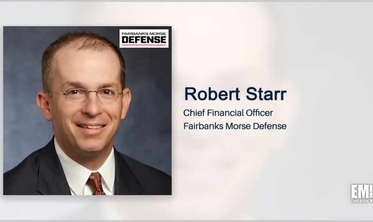Robert Starr Named Fairbanks Morse Defense CFO - GovCon Wire
