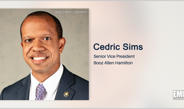 Executive Spotlight With Booz Allen SVP Cedric Sims Highlights DHS' new ...