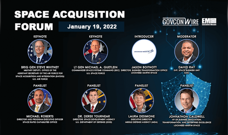 USAF, USSF Officials to Discuss Military Space Acquisition in GovCon ...