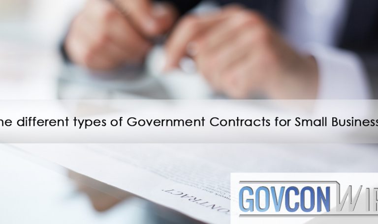 The different types of Government Contracts for Small Business - GovCon ...