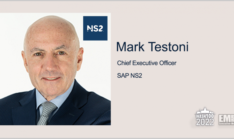 SAP NS2 CEO Mark Testoni Named to 2022 Wash100 for Counter ...