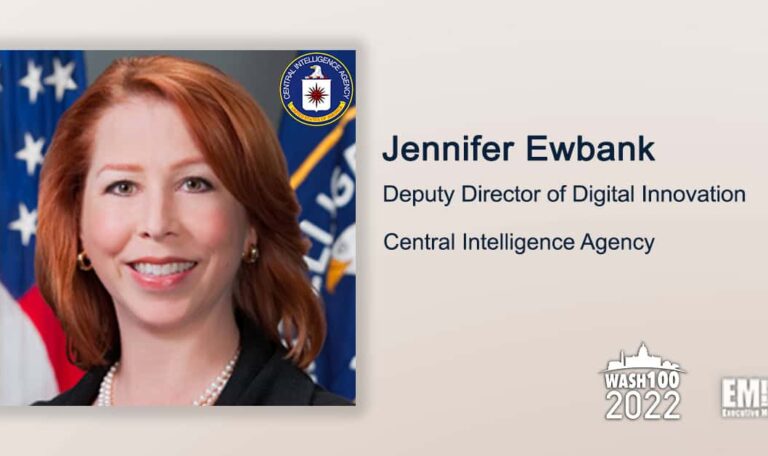 Jennifer Ewbank, CIA Digital Innovation Deputy Director, Gets 1st ...