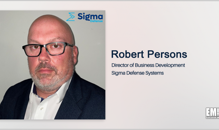 Sigma Defense Hires Robert Persons as Business Development Director ...