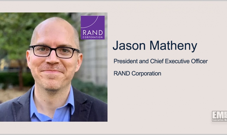 Jason Matheny to Become RAND Corp. President, CEO – GovCon Wire