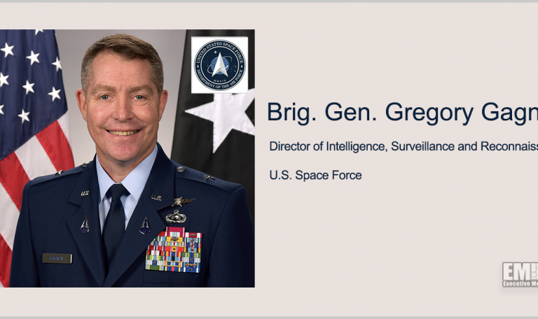 Brig. Gen. Gregory Gagnon: Space is an “Unblinking Eye” for US ...