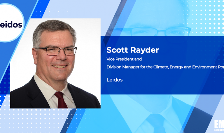 Former NOAA Exec Scott Rayder Joins Leidos as Climate, Energy ...