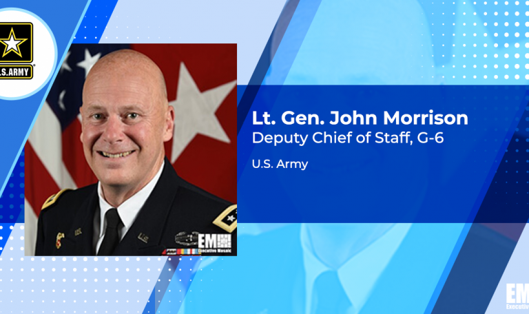 Army Lt. Gen. John Morrison Discusses Opportunities for 5G in US ...