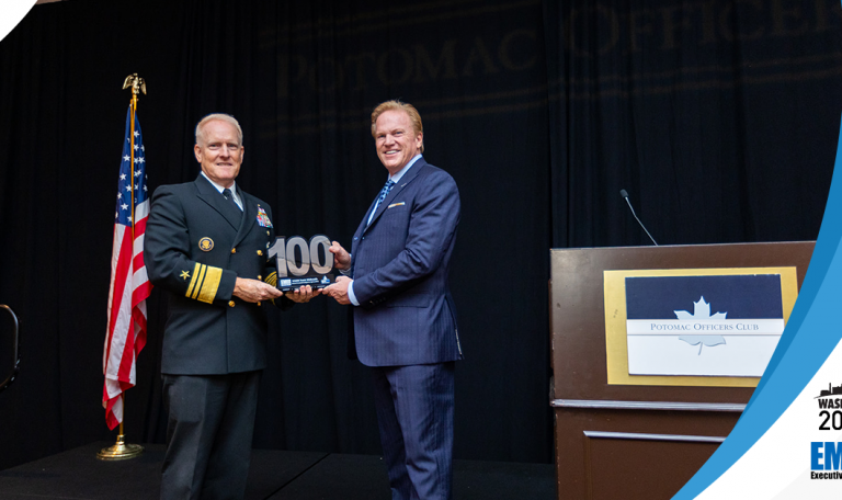 NGA Director Frank Whitworth Presented 2022 Wash100 Award By Executive ...
