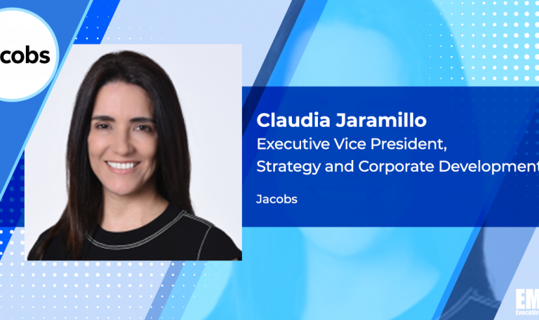 Jacobs Selects Claudia Jaramillo as Successor of EVP & CFO Kevin Berryman – GovCon Wire