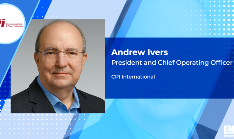 Andrew Ivers to Succeed Bob Fickett as CPI CEO – GovCon Wire