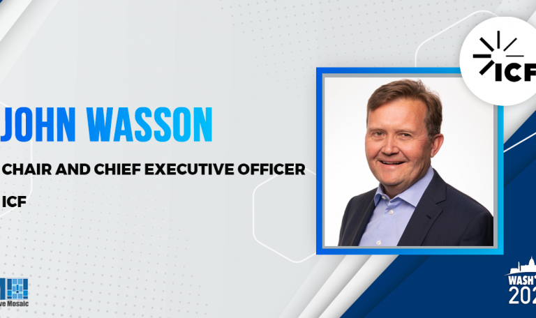 John Wasson, ICF Chair & CEO, Selected to 2023 Wash100 for Leadership in Aligning Organic Growth ...