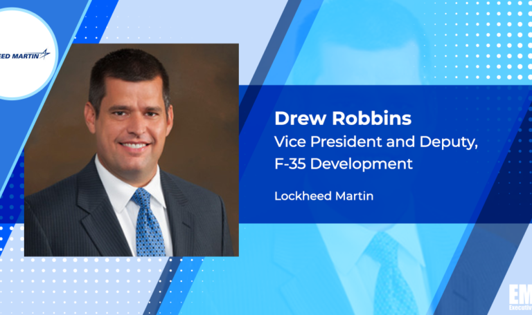 Drew Robbins Named Lockheed VP, Deputy of F-35 Development – GovCon Wire