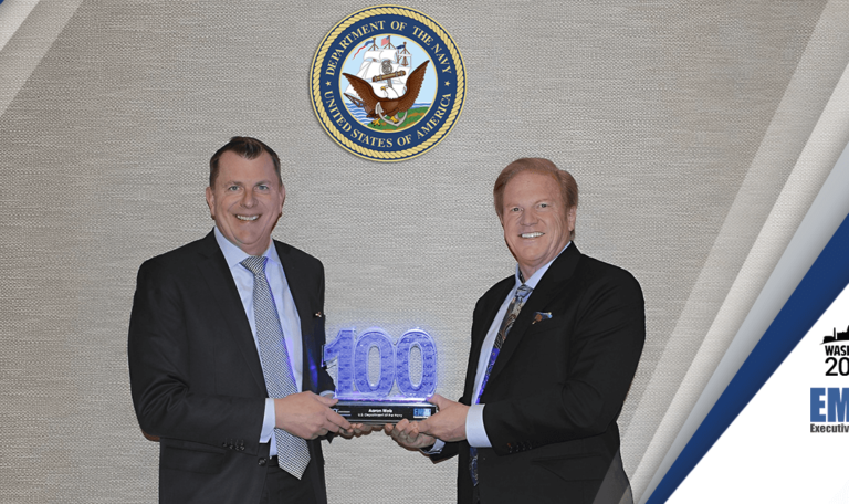 Navy CIO Aaron Weis Receives 4th Wash100 Award During Meeting With Jim ...