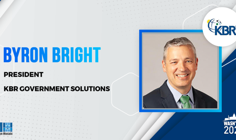 KBR Government Solutions President Byron Bright Nets 4th Wash100 Award ...
