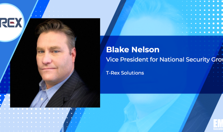 Blake Nelson Named T-Rex National Security Growth VP – GovCon Wire