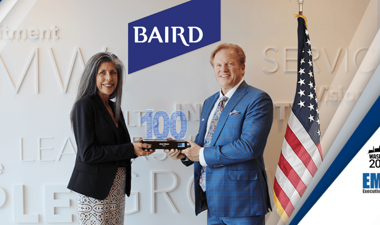 Baird’s Jean Stack Presented With 2023 Wash100 Award by Executive Mosaic CEO Jim Garrettson ...