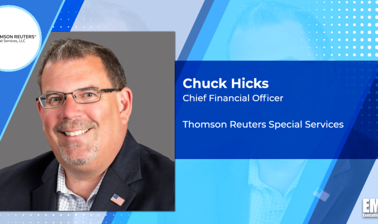 Chuck Hicks Joins Thomson Reuters Special Services as CFO – GovCon Wire