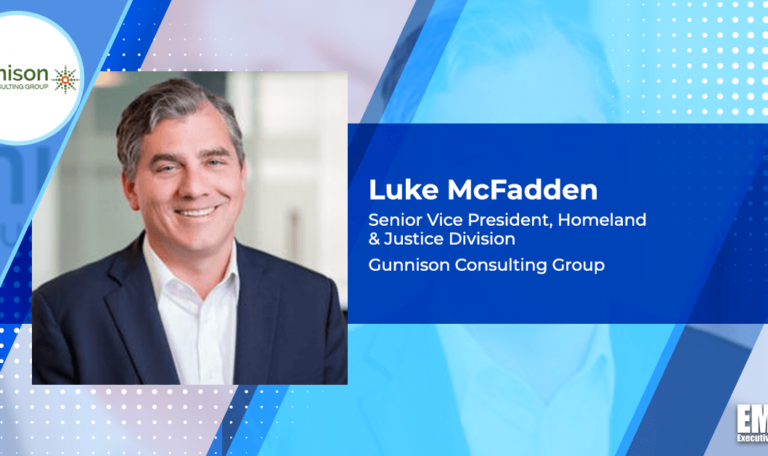 Luke McFadden Named Gunnison SVP of Homeland, Justice Division; Gil ...