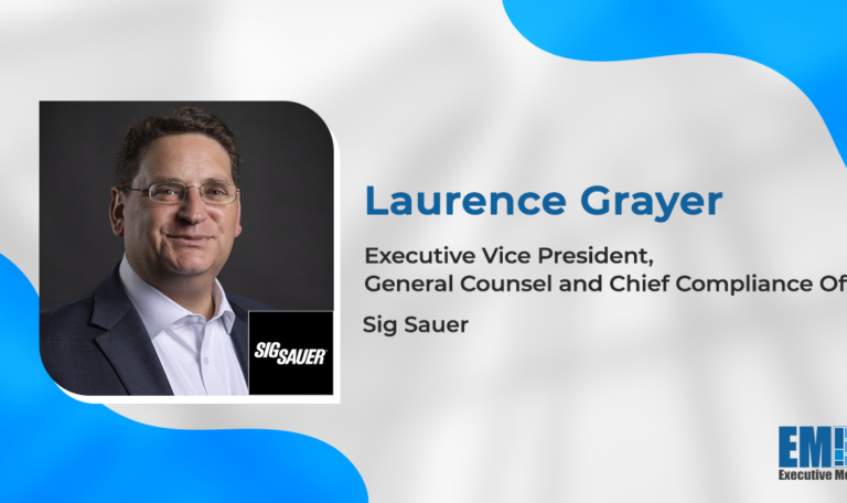 Laurence Grayer Named Sig Sauer EVP, General Counsel & Chief Compliance Officer – GovCon Wire