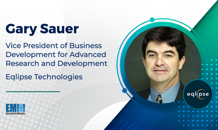 Former DARPA Program Manager Gary Sauer Joins Eqlipse as Business ...
