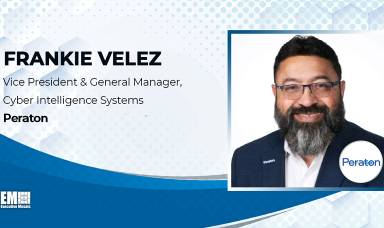 Peraton Appoints Frankie Velez VP, GM of Cyber Intelligence Systems ...