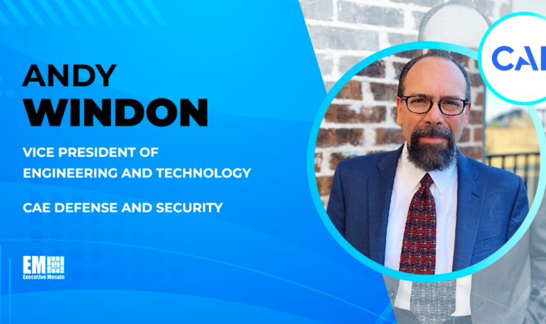 Industry Veteran Andy Windon Takes on VP Role at CAE’s Defense ...