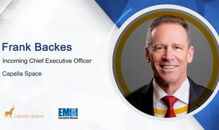 Frank Backes to Succeed Payam Banazadeh as Capella Space CEO – GovCon Wire