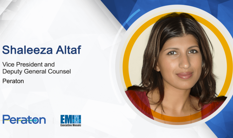 Shaleeza Altaf Appointed VP, Deputy General Counsel at Peraton – GovCon ...