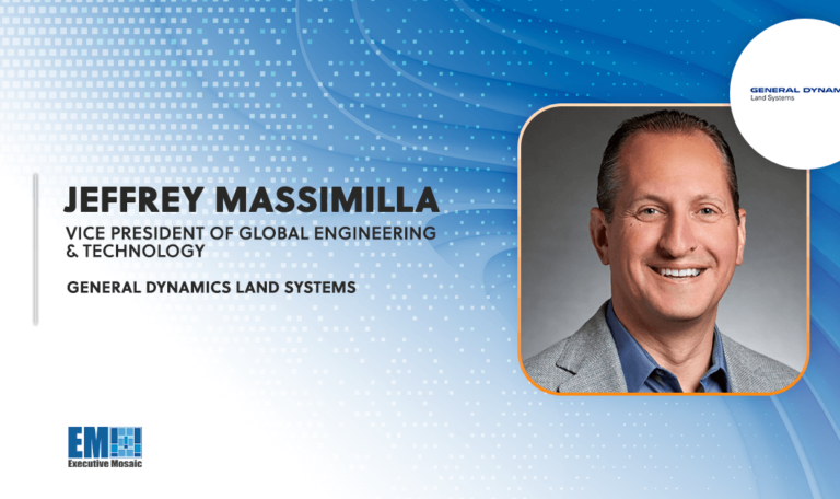 Jeffrey Massimilla Named VP of Global Engineering & Technology at General Dynamics Land Systems ...