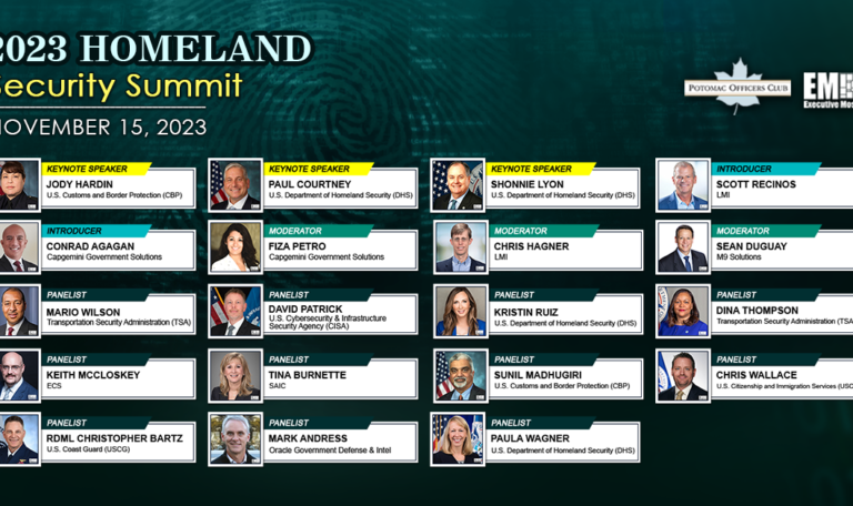 POC’s 2023 Homeland Security Summit to Feature Speakers From DHS, CBP ...