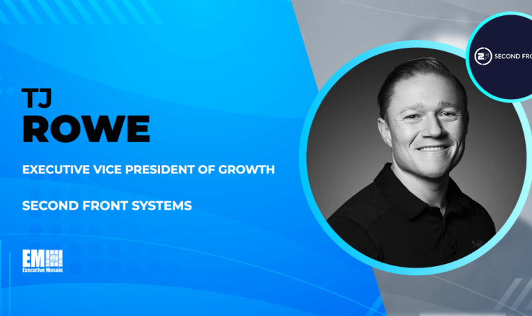 TJ Rowe Moves Up to Growth EVP of Second Front Systems – GovCon Wire