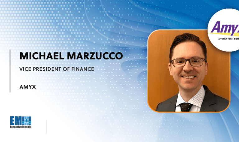 Michael Marzucco Named Amyx Finance VP – GovCon Wire