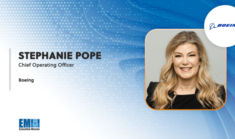 Stephanie Pope to Assume COO Post at Boeing – GovCon Wire