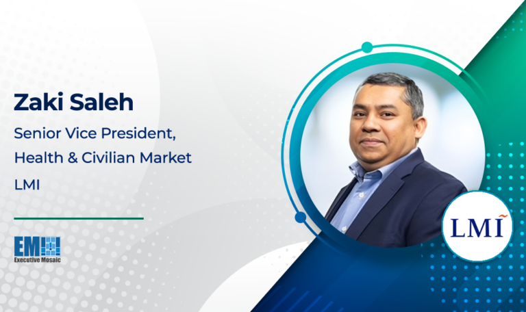 LMI’s Zaki Saleh Talks Generative AI, Public-Private Collaboration & More – GovCon Wire