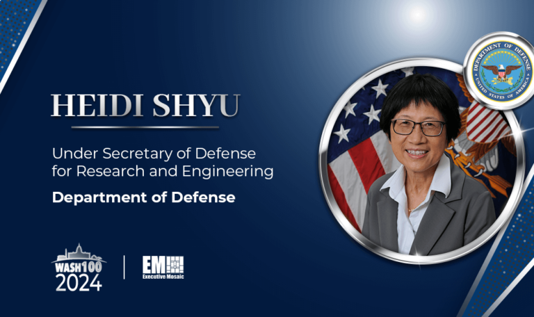 On Her 4th Wash100 Award, DOD’s Heidi Shyu Is Recognized by Executive ...