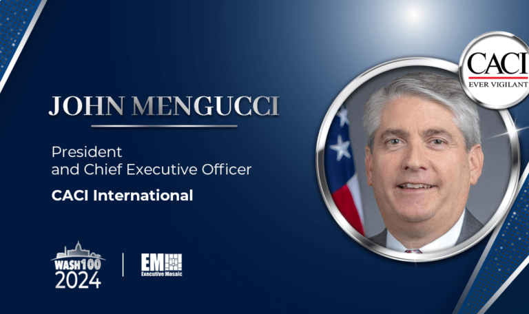 CACI CEO John Mengucci Earns 2024 Wash100 Recognition for Driving ...