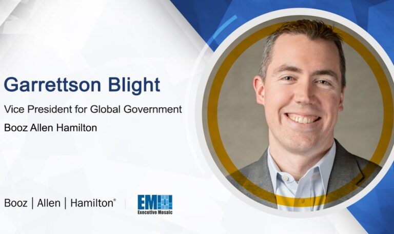 Garrettson Blight Appointed Booz Allen VP for Global Government ...