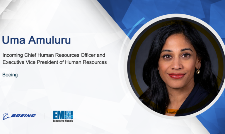 Uma Amuluru to Assume Top HR Role at Boeing – GovCon Wire