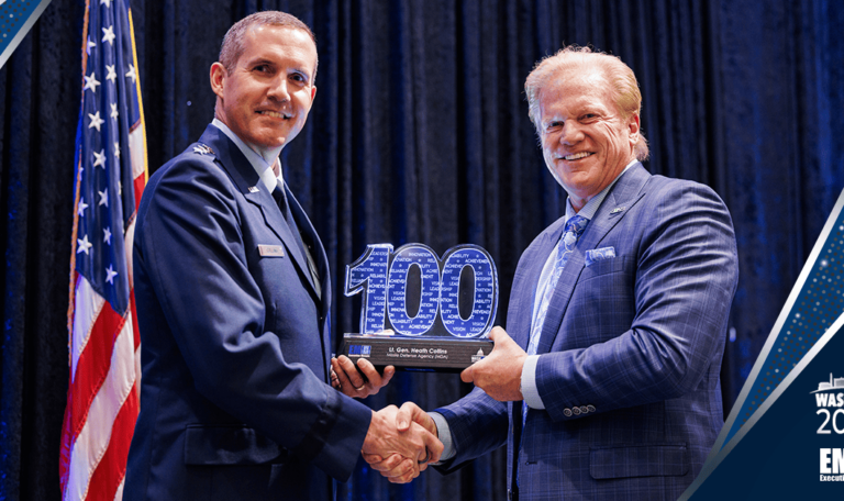MDA Director Lt. Gen. Heath Collins Presented With 2024 Wash100 Award ...