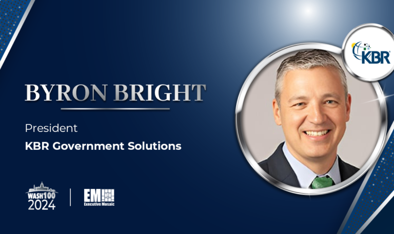 KBR’s Byron Bright Clinches 5th Wash100 Award for Scaling GovCon ...