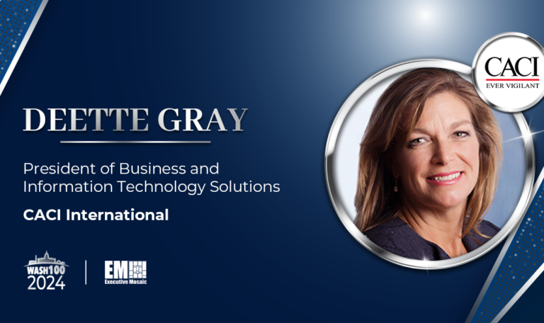 CACI’s DeEtte Gray Nets 8th Wash100 Award for Transformative Defense ...