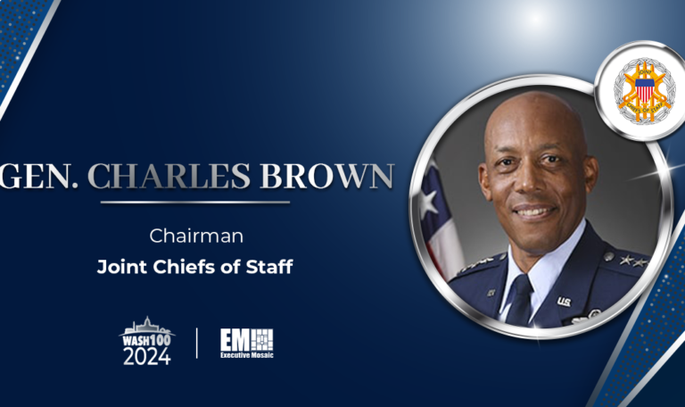 Joint Chiefs Chair Gen. Charles “CQ” Brown Recognized With 2024 Wash100 ...