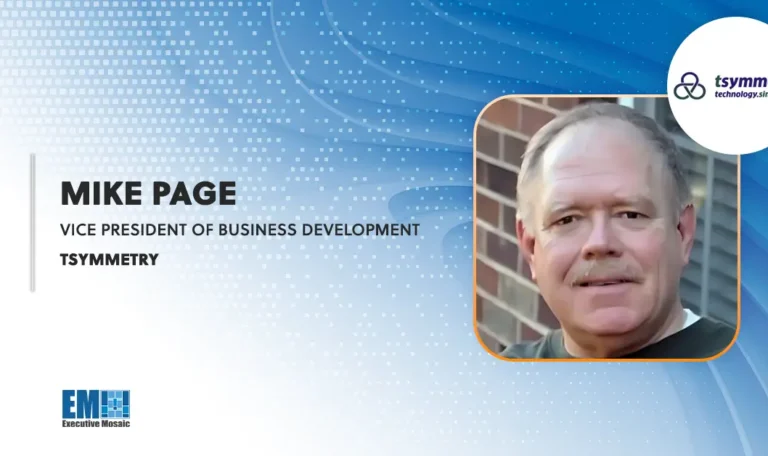 Army Vet Mike Page Named Tsymmetry Business Development VP – GovCon Wire
